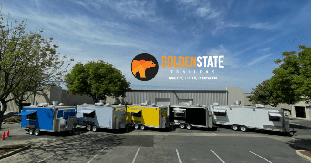 Compre remolques de comida personalizados Golden State Trailers