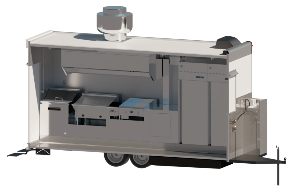 16ft Food Trailer GST-G16HA-013 For Sale