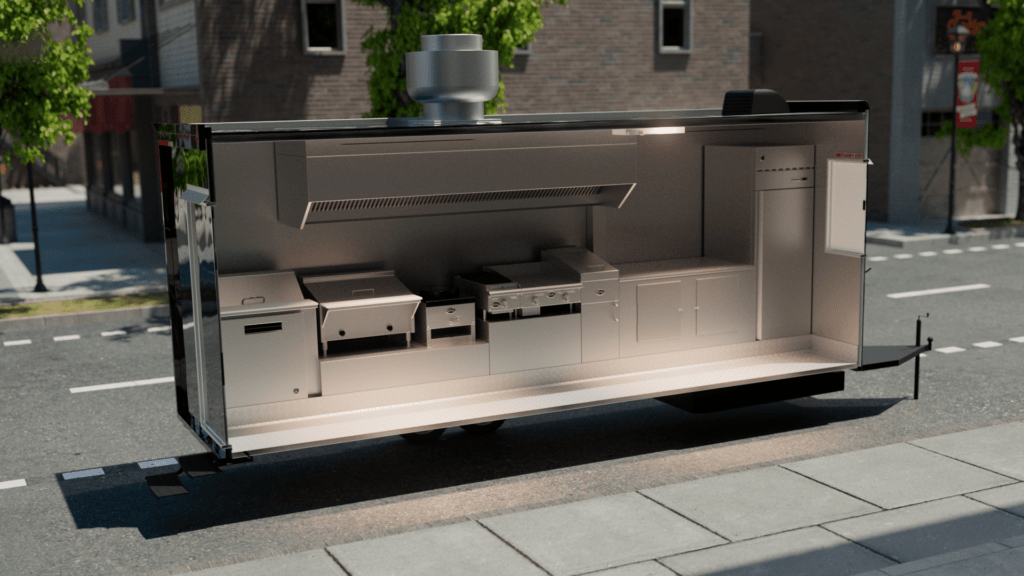 20ft Food Trailer GST-G20HA-004 For Sale
