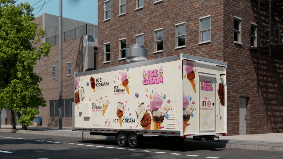 Full Custom Design and Vinyl Wrap Services for Your Food Trailer