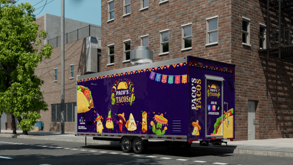 Full Custom Design and Vinyl Wrap Services for Your Food Trailer