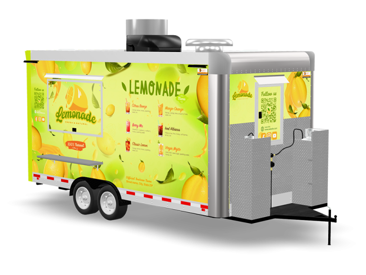 Lemonade Food Trailers for Sale | Custom Built in California