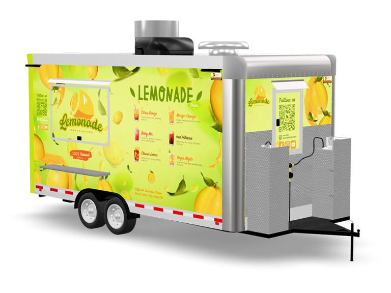 Lemonade Food Trailers for Sale | Custom Built in California
