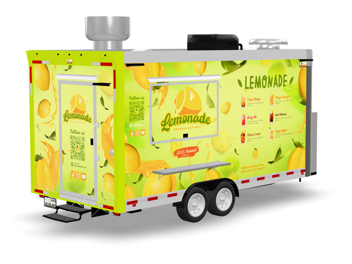 Lemonade Food Trailers for Sale | Custom Built in California