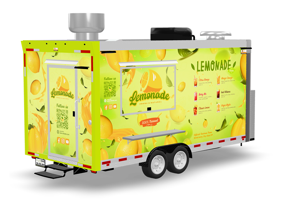 Lemonade Food Trailers for Sale | Custom Built in California