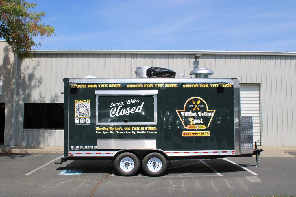 Custom 18ft American Food Trailer by Golden State Trailers