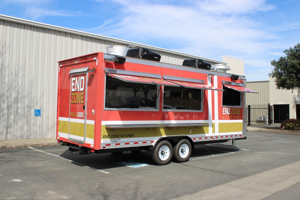Custom 22ft Food Trailer by Golden State Trailers
