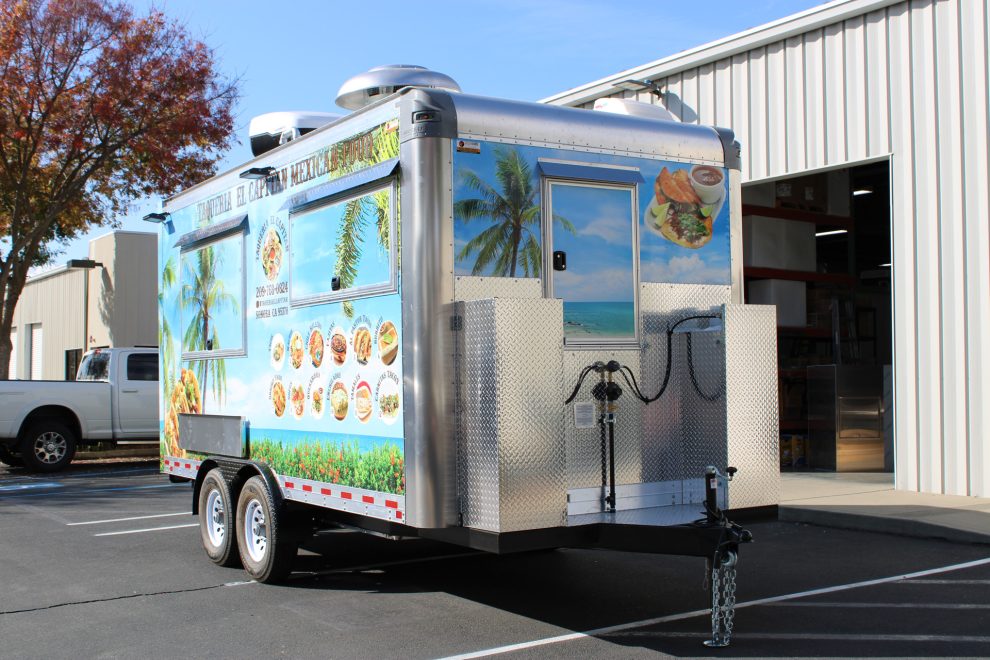 Taqueria El Capitan Project | Custom Food Trailers by Golden State Trailers