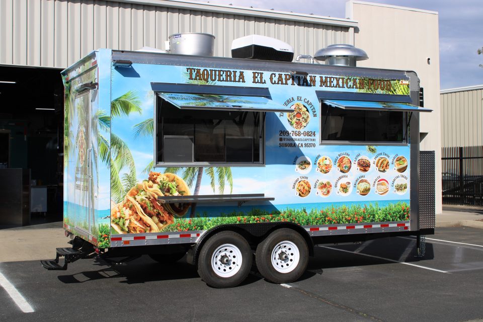 Taqueria El Capitan Project | Custom Food Trailers by Golden State Trailers