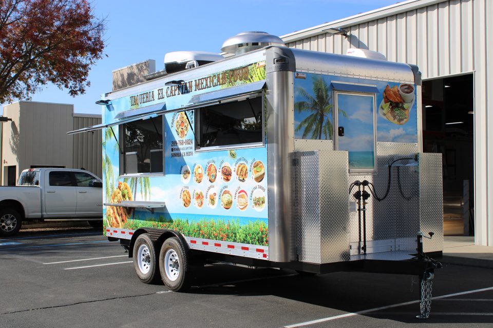 Taqueria El Capitan Project | Custom Food Trailers by Golden State Trailers