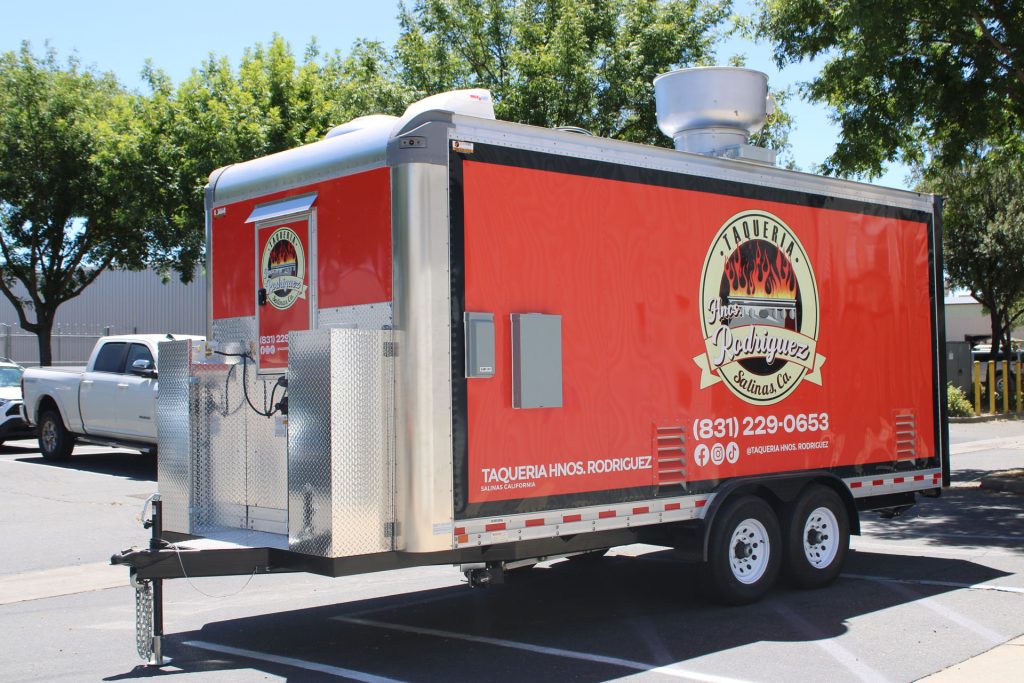 Taqueria Hnos. Rodriguez: 18ft Taco Food Trailer in Salinas, CA
