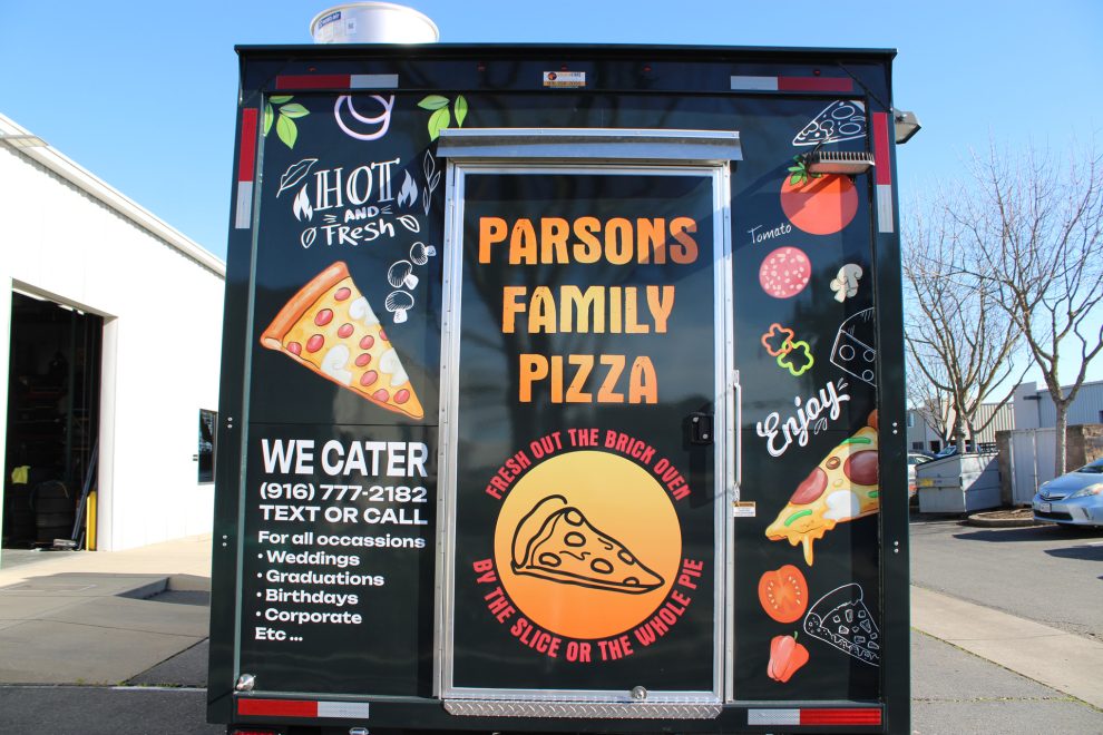 22ft Pizza Trailer for Parsons Family Pizza | Rio Linda, CA