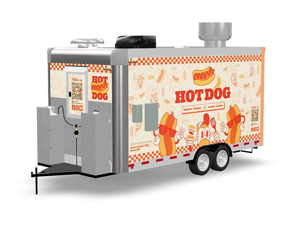 Hot Dog Trailers for Sale | Custom Hot Dog & Sausage Food Trailer