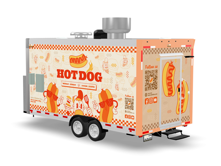 Hot Dog Trailers for Sale | Custom Hot Dog & Sausage Food Trailer