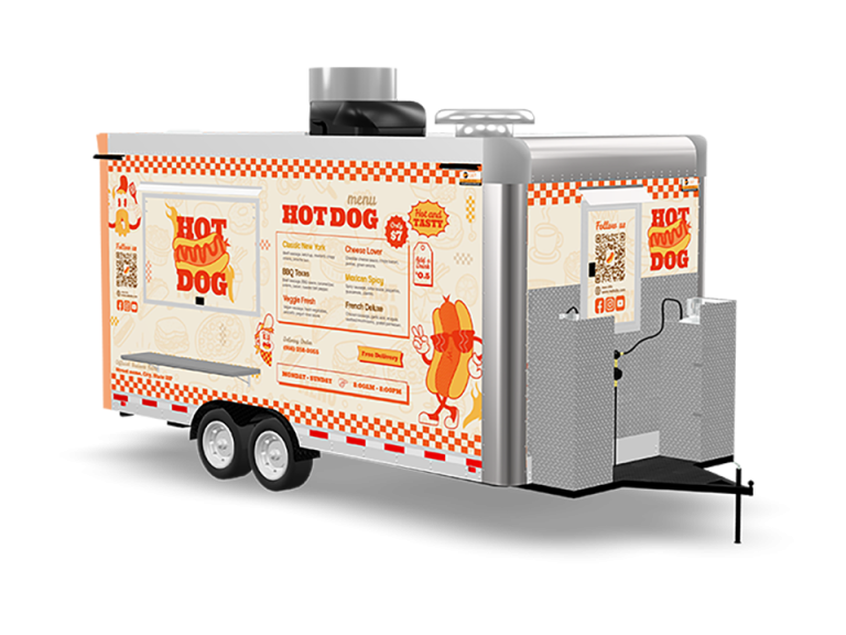 Hot Dog Trailers for Sale | Custom Hot Dog & Sausage Food Trailer