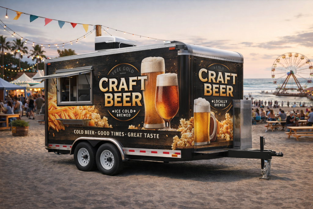 What is a Craft Beer Food Trailer and how it works